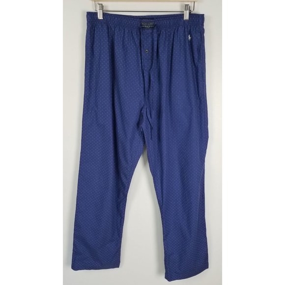 Polo Ralph Lauren | Pants | Polo Ralph Lauren Mens Sz L Navy White Woven Cotton Pajama Lounge ...